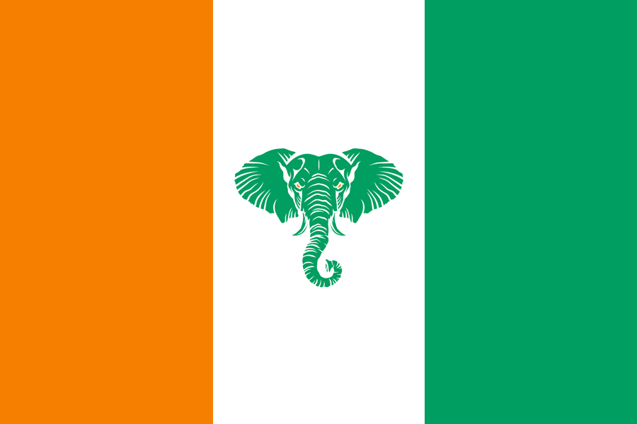 Le Drapeau de Côte d'Ivoire